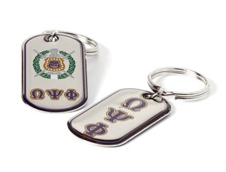 Omega Dog Tag - Key Ring