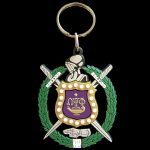 Omega PVC keychain