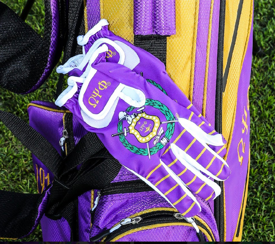 OMEGA PSI PHI GOLF GLOVES – Believe Accessories Inc.
